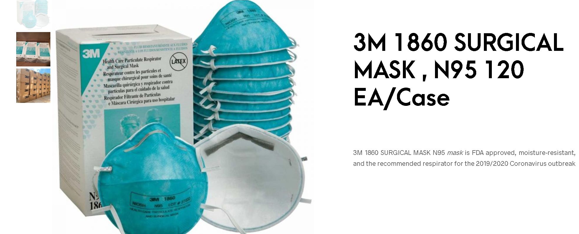3M N95 FACE MASKS - Dan Lipman and Associates